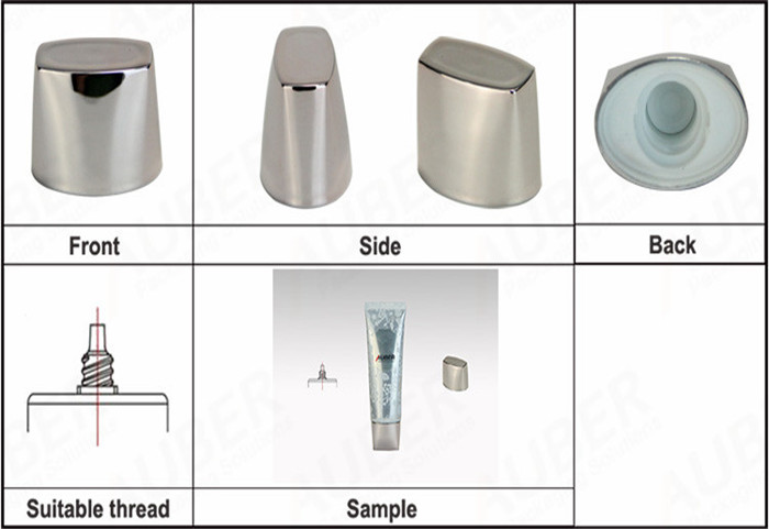 Metalized Screw on Cap - Auber